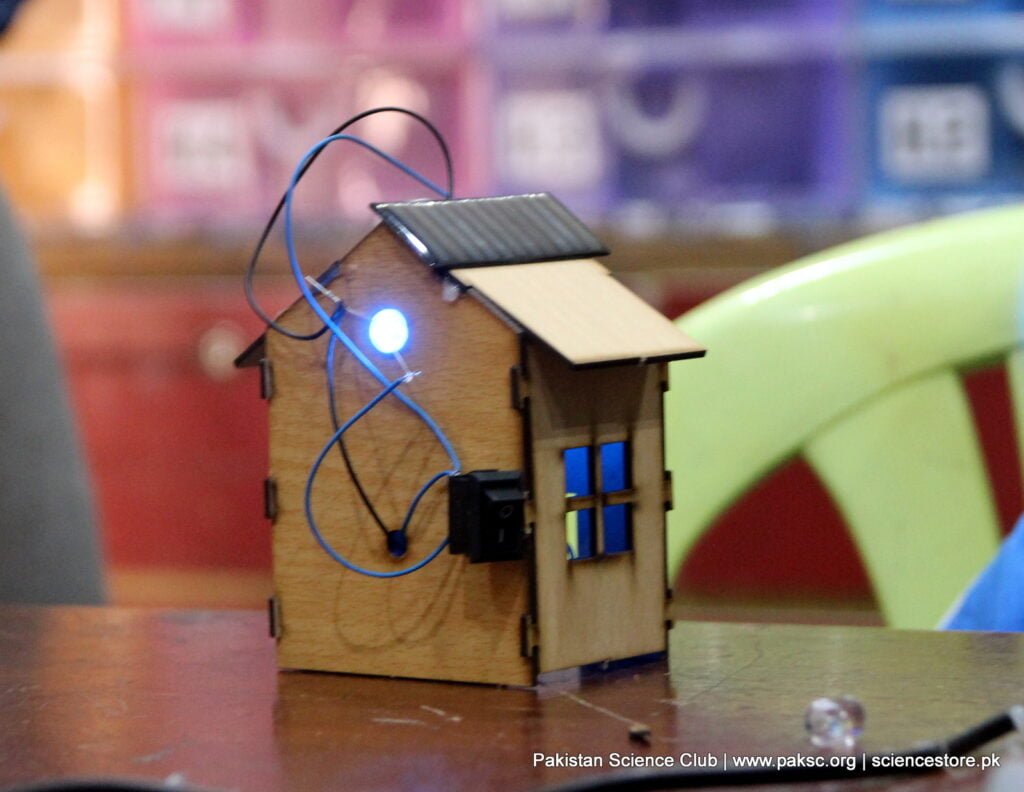 Solar Powered House DIY Kit Online ScienceStore.pk